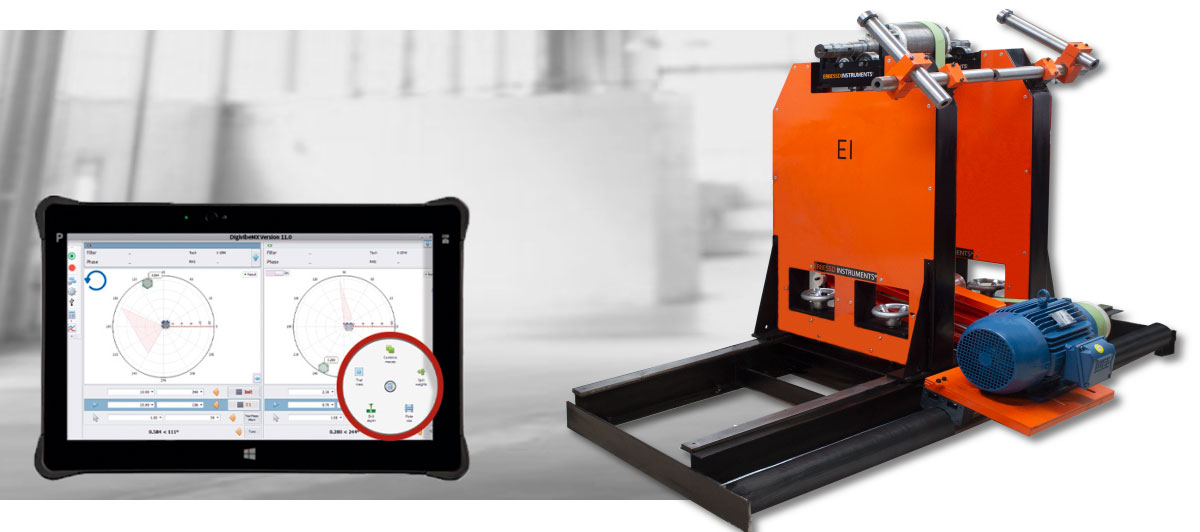 EI-2000 | Heavy-Duty Balancing Machine | Erbessd Instruments