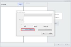 How to import an old database – ERBESSD INSTRUMENTS