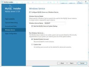 MySQL Server Installation – ERBESSD INSTRUMENTS