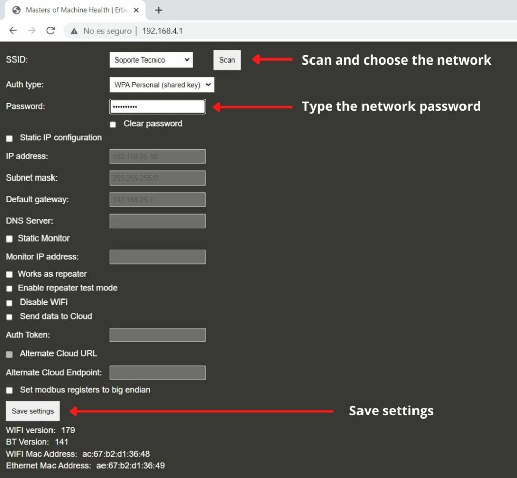 Phantom gateway configuration – ERBESSD INSTRUMENTS