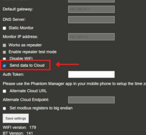 Phantom gateway configuration – ERBESSD INSTRUMENTS