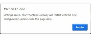 Phantom gateway configuration – ERBESSD INSTRUMENTS