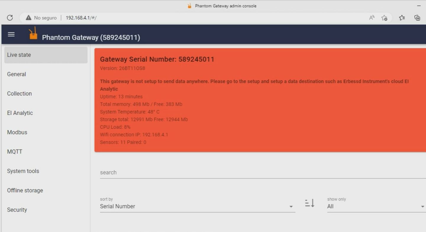 EI Monitoring Gateway 2.0 Connection – ERBESSD INSTRUMENTS